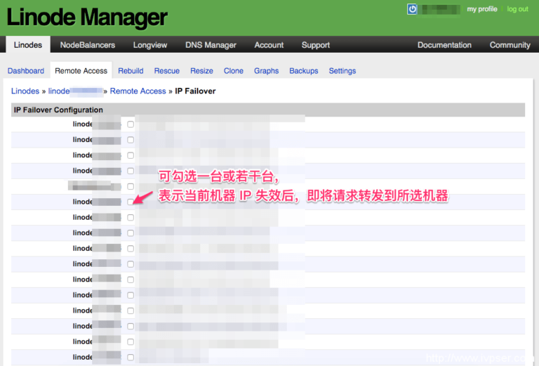 IP交换及IP失效转移 ——Linode 面板系列（4） - iVPSer 登云科技