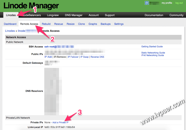 添加内网IP —— Linode 面板系列（6） - iVPSer 登云科技